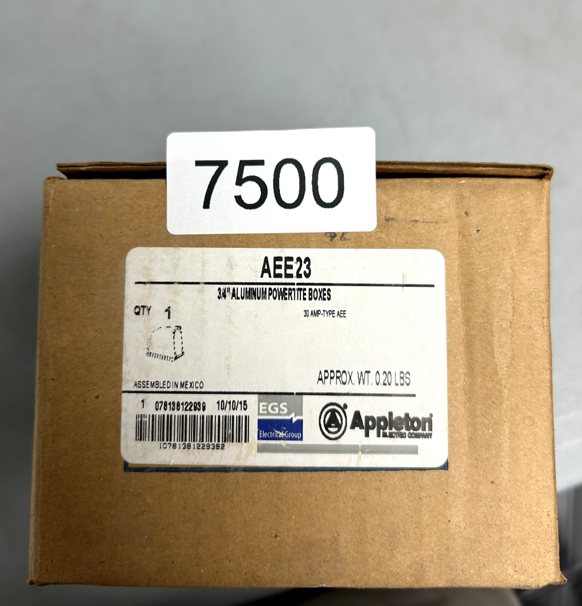 Appleton AEE23 3/4" Aluminum Powertite Boxes | eBay