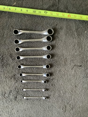 Snap On Stubby Box End Wrench Set, Sae…1 Repeat Size….see Pics For ...
