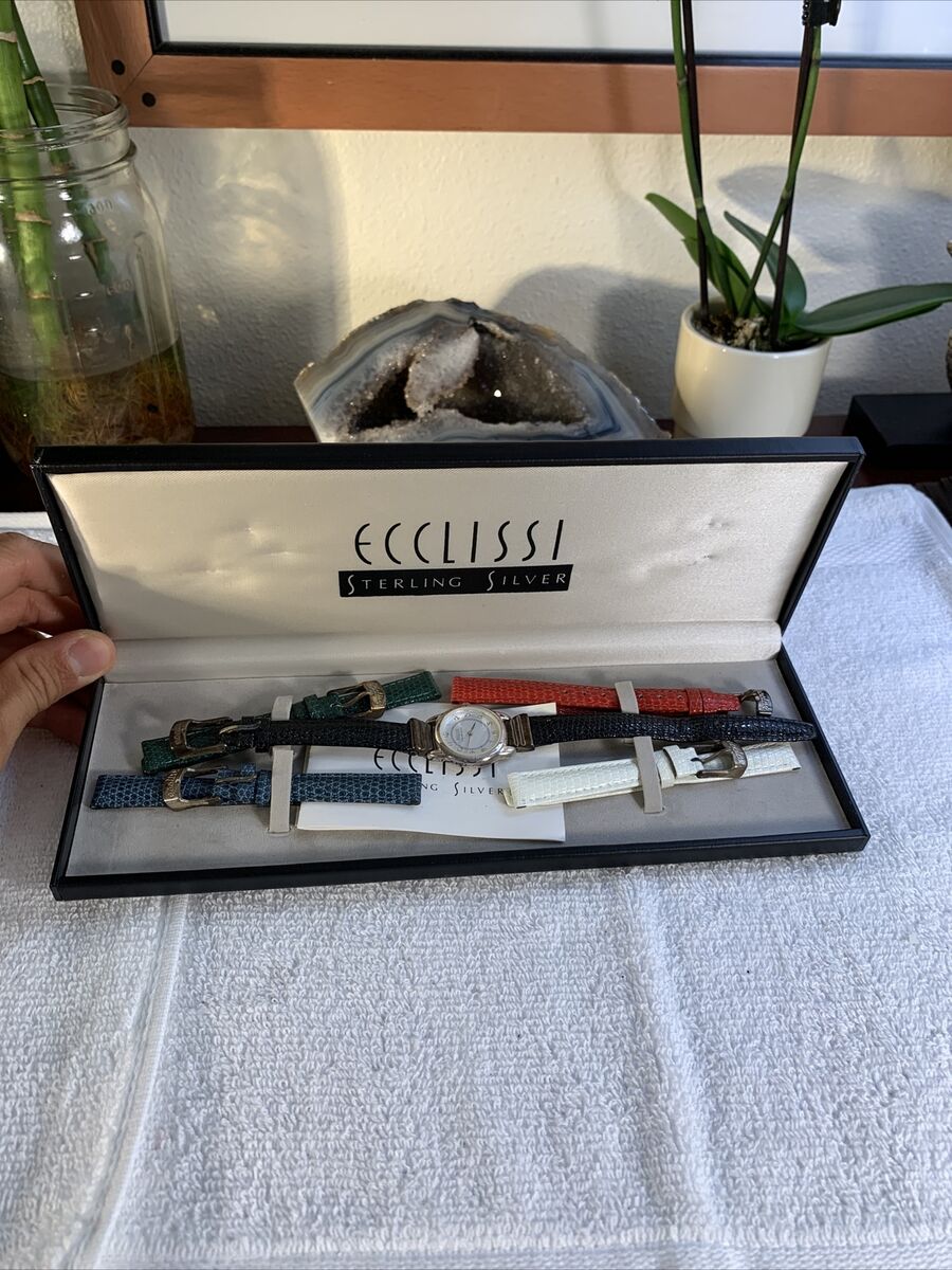 Ecclissi Sterling Silver Watch Set Bundle 925 Rare Set | eBay Ecclissi Sterling Silver Watch Set Bundle 925 Rare Set | eBay