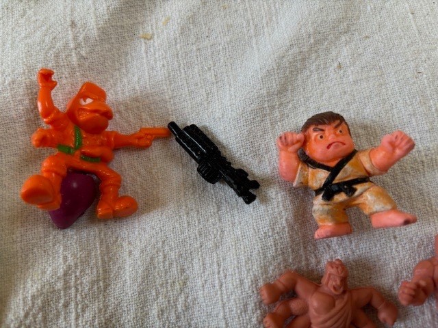 Vintage 1980s Mattel Hasbro GUTS Men of MUSCLE Army Ants mini action ...