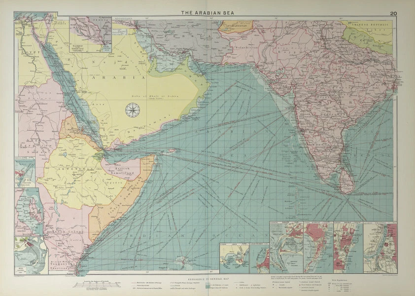 Arabian Sea World Map