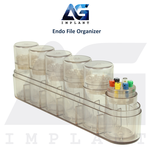 Dental Endo File Organizer Clear Plastic Easy Access Autoclavable 6 ...