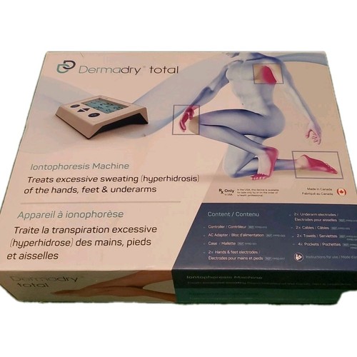 Dermadry Total - Anti Sweating Device For Hands, Feet, And Underarms | eBay
