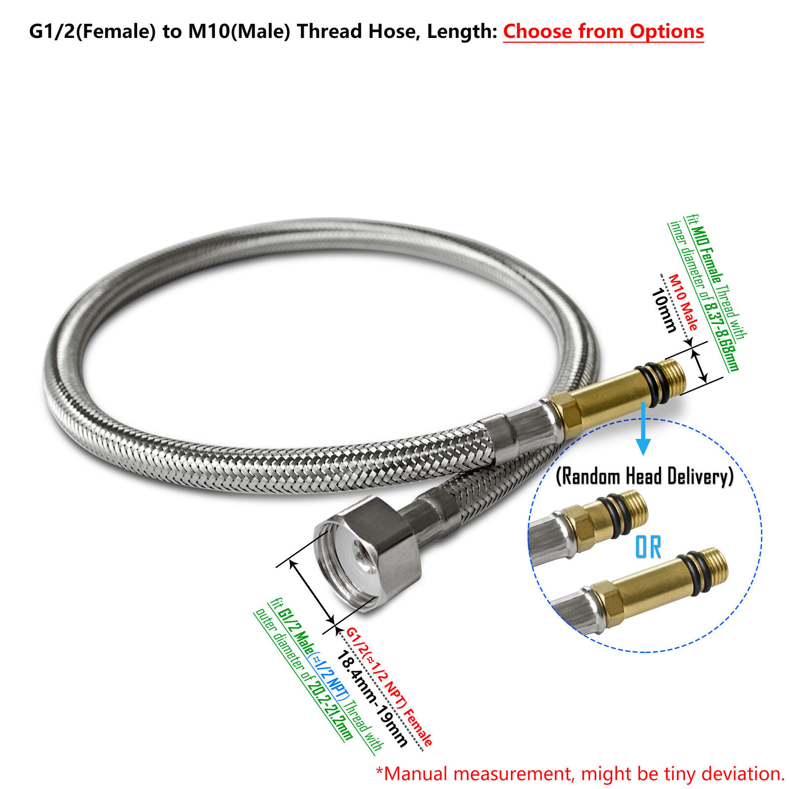 WOWOW 3/8 Female Compression X M10 Male Connector X 20, 43% OFF WOWOW 3/8 Female Compression X M10 Male Connector X 20, 43% OFF