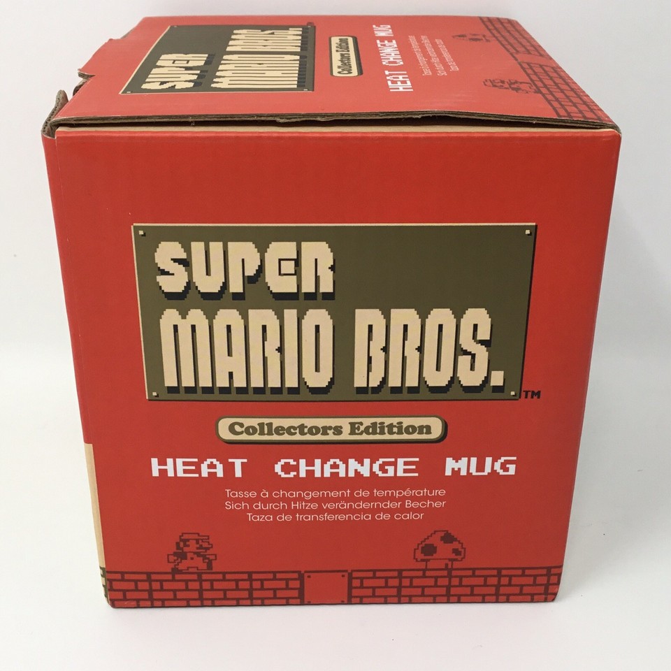 New Super Mario Bros Heat Change Mug Collectors Edition Nintendo 12 ...