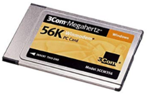 3Com Megahertz PCMCIA 56k Global Modem PC Card 3CCM356B with Dongle ...