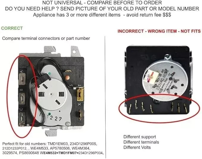 Hotpoint HTDX100ED6WW Genuine Original Dryer Timer | eBay