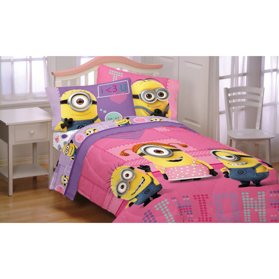 Despicable Me Minion Way 2 Cute Microfiber Twin Sheet Set | eBay