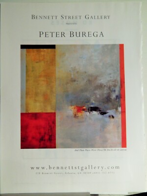 PETER BUREGA / ED MOSES ART PIECES ORIG VTG 2007 ADVERTISEMENT, | eBay
