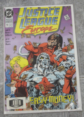 Justice League Europe #10 NM- 9.2 DC COMICS 1990 CAPTAIN ATOM EASY ...