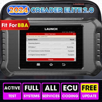 LAUNCH X431 CRE2.0 V2.0 Bidirectional Diagnostic OBD2 Scanner for Benz/BMW/Audi | eBay