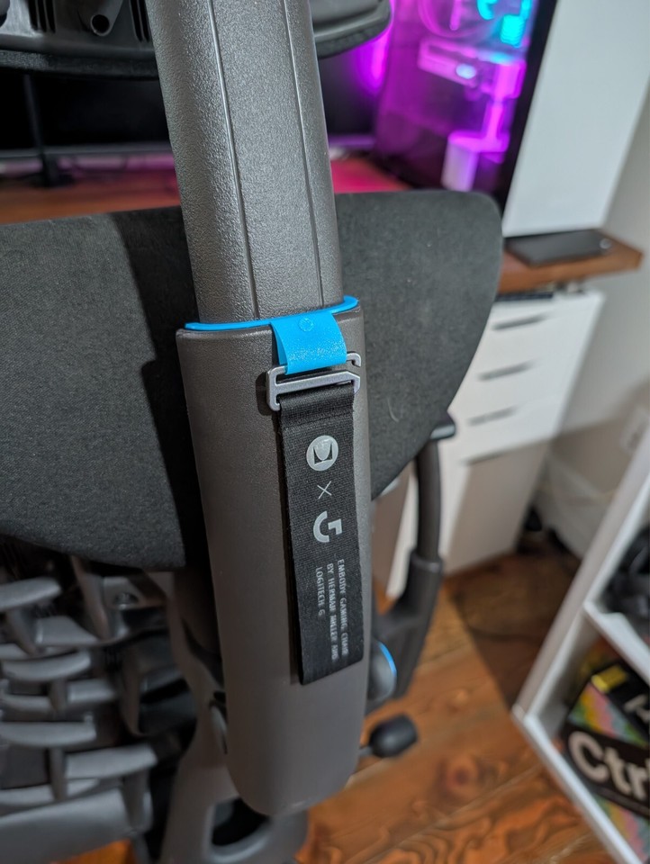 Herman Miller Embody Logitech Gaming Edition Atlas Headrest Tag Lanyard ...