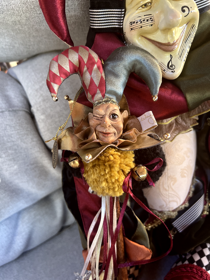 KATHERINES COLLECTION WAYNE KLESKI MARDI GRAS JESTER DOLL 31” | eBay