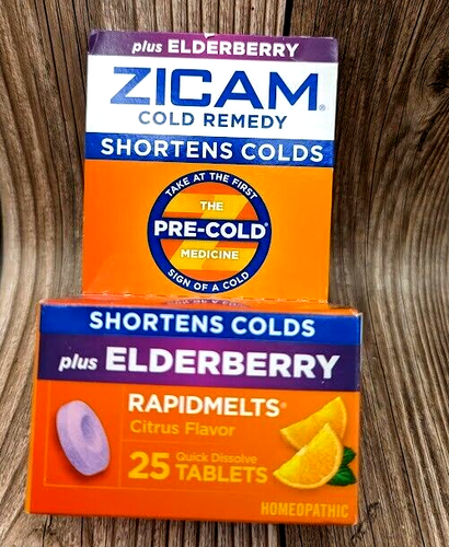 Zicam Cold Remedy RapidMelts Elderberry Citrus Flavor 25ct Exp 11/25 | eBay