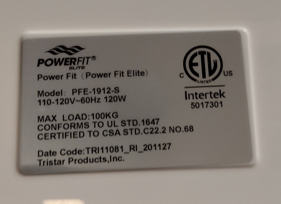 Powerfit Elite Vibration Exercise Board PFE-1912-S w/ Remote | eBay