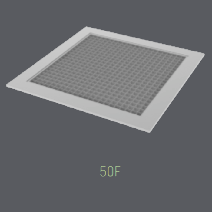 Titus 50F-10X10 Eggcrate Return Grille 10"x10" Aluminum Airflow Control ...