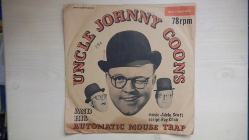 UNCLE JOHNNY COONS & HIS AUTOMATIC MOUSE TRAP CNC Productions 10" 78 ...