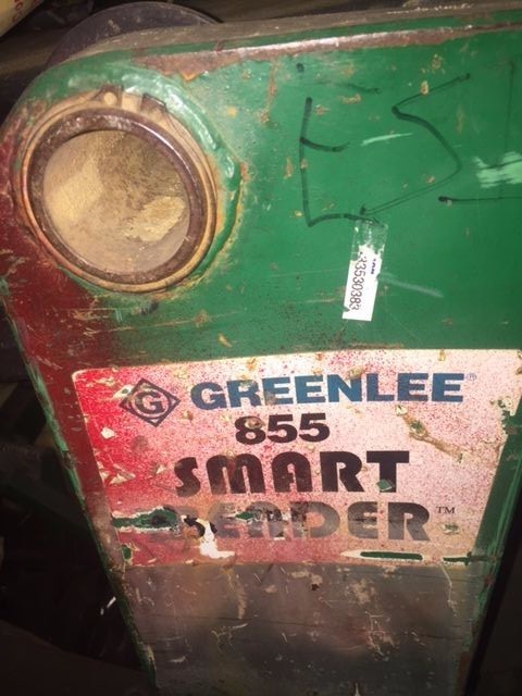 NEW GREENLEE 855 CONDUIT PIPE BENDER DECAL KIT SMART QUAD BENDER ...