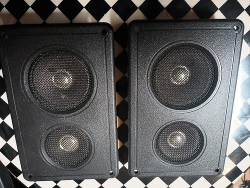 Rare VTG Old School 80s Jensen 4x6 Plate Car Audio Speakers Stereo Coax ...