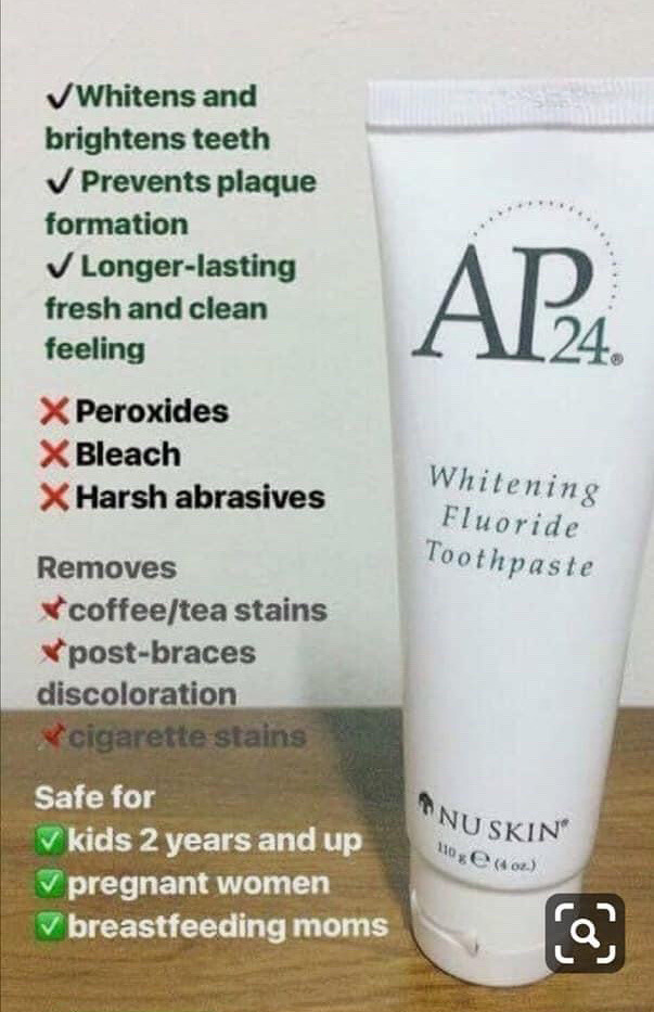 Nuskin Nu Skin AUTHENTIC AP24 Whitening Fluoride Toothpaste FULL SIZE Exp07/26 695510172226| eBay