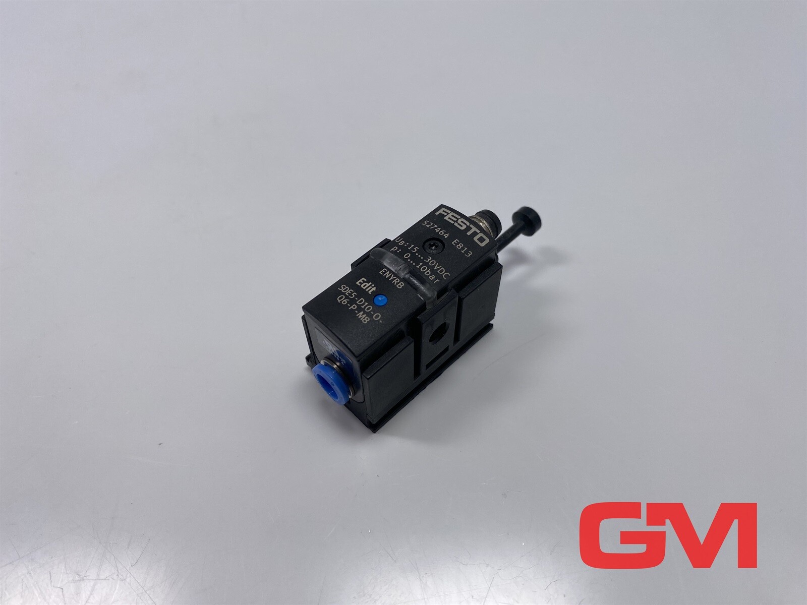 Festo Drucksensor 527464 pressure sensor SDE5-D10-0-Q6-P-M8 0-10 bar 15 ...