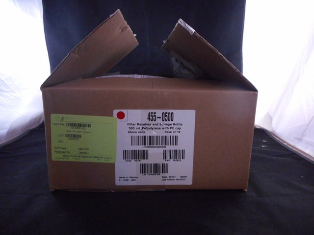 Nalgene Plastic 500ml Rapid-flow Sterile Filter Unit Receiver 45mm Neck ...