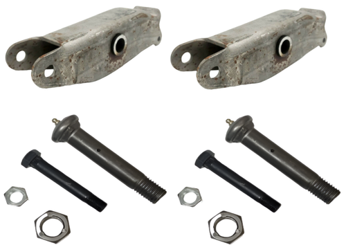 Pair Dexter Equalizer 10" Slipper 33" Trailer Axle Fish 2" Spring Swan ...