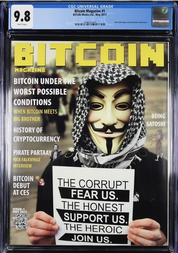 Bitcoin Magazine #1 1st Issue GRADED CGC 9.8 Part Of History!!! PERFECT ...