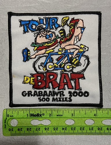 2000 Grabaawr XI Bike Bicycle Ride Patch - Tour de Brat | eBay
