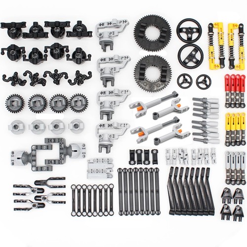136PCS Pneumatic Kit for Technic Compatible Hydraulic Pump Push Rod ...