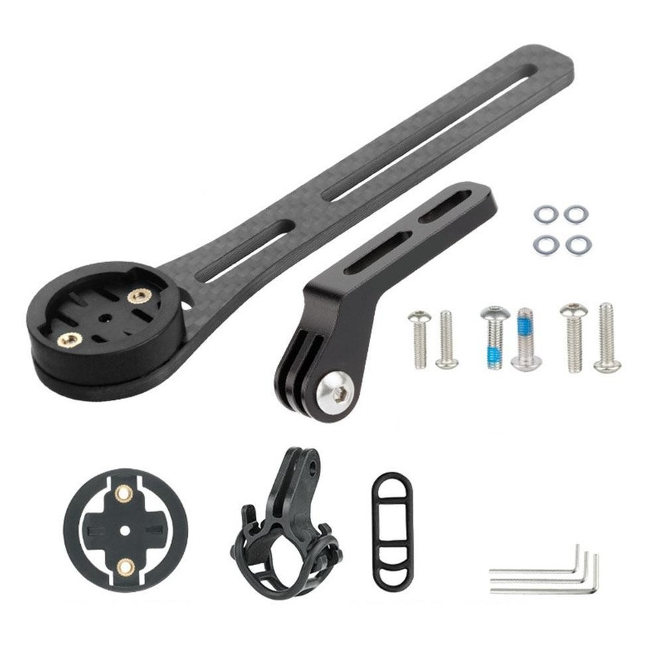 Hex Wrench*3 Bike Computer Mount Adjustable Lengths For Bumpy Rides For ...