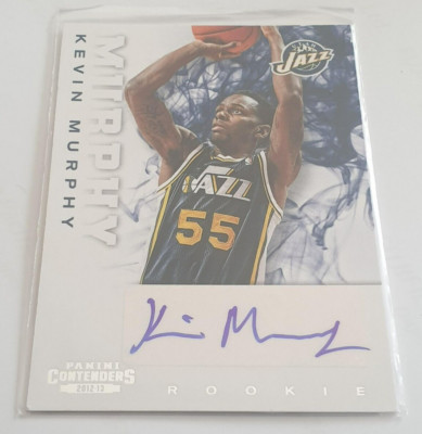 2012-13 Panini Contenders Kevin Murphy Rookie Autograph Card - Utah ...