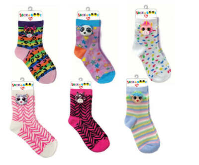 OFFICIAL TY FASHION SOCK A BOOS CHILDRENS ONE SIZE FITS ALL SOCKS ...