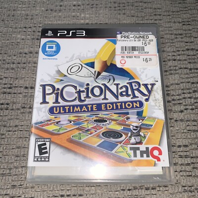 Pictionary -- Ultimate Edition (Sony PlayStation 3, 2011) CIB ...