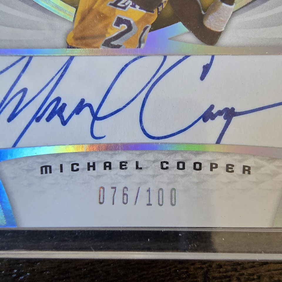 2005 SP Superstar Exclusives Michael Cooper Autograph SE-MC 76/100 ...