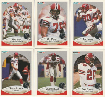 (6) 1990 Fleer Atlanta Falcons (6 Card Team Lot) See Scans! | eBay