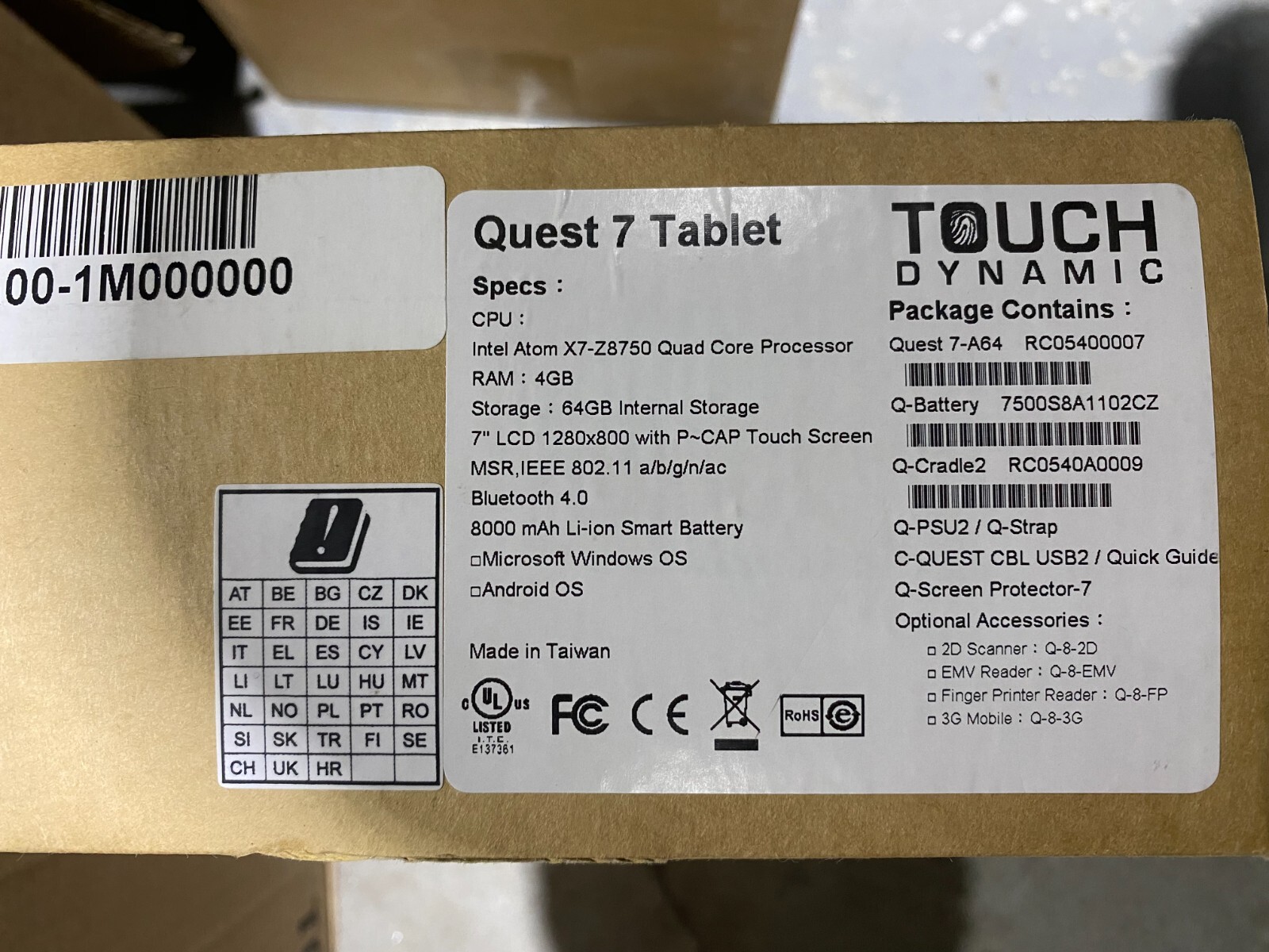 Tablet Touch Dynamic Quest 7 Mod. 7-A64 | eBay