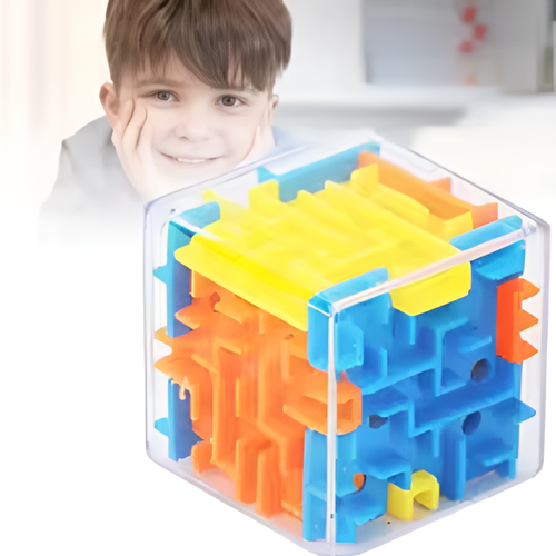 1 PCS Mini 3D Maze Puzzle Cube Ball Game Kid Educational Toys Party ...