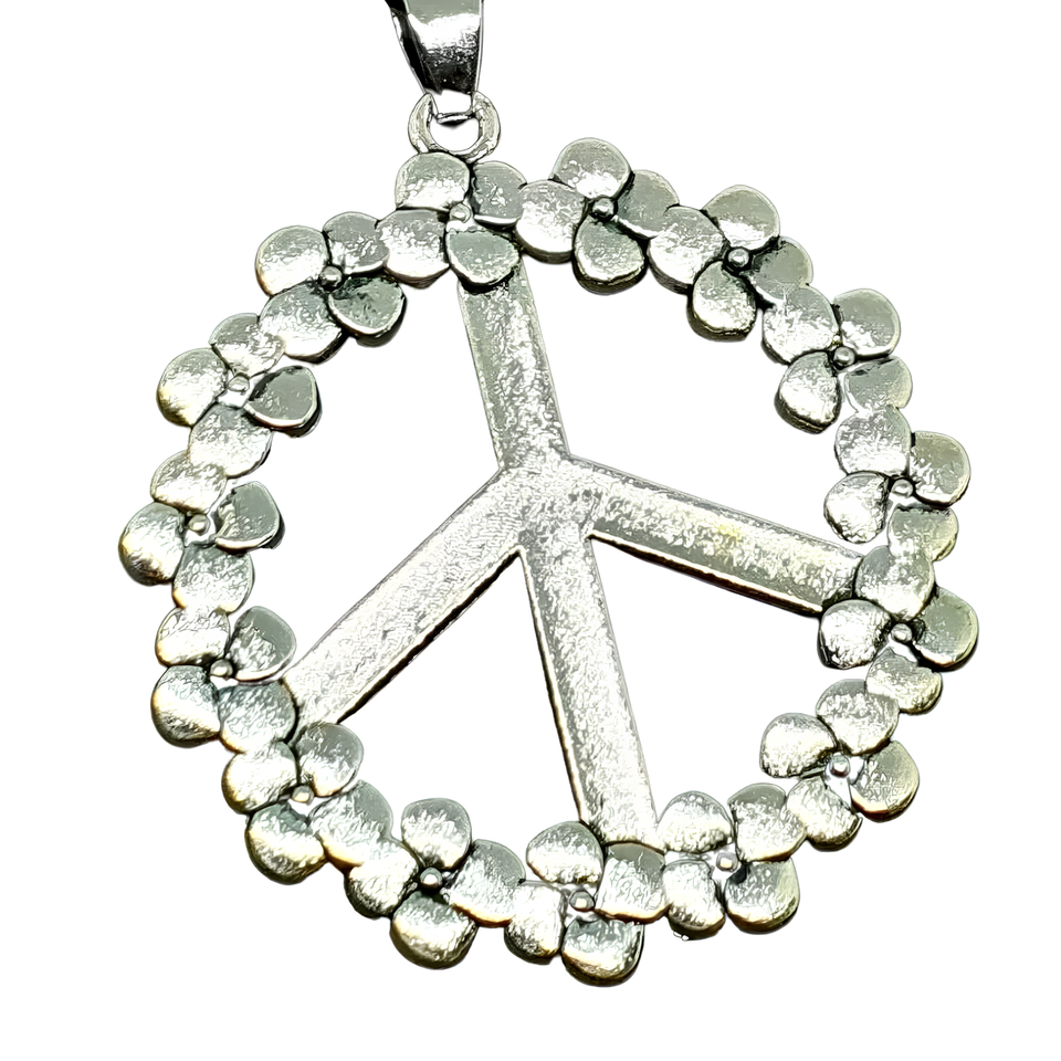 CND Flower Pendant Peace Ban The Bomb Bead Cord Twee Etherial Ethnic ...