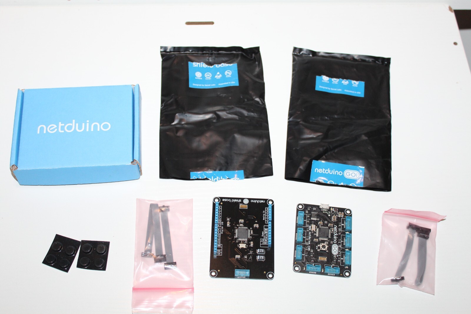 Netduino Shield Base Board & Netduine GO! USB Board W/ Cables -Lot of 2 | eBay