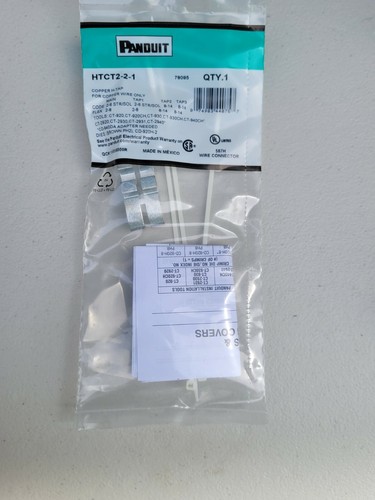 NEW Panduit Copper Compression H-TAP for Code and Fl w/ Code #2 - #6 ...