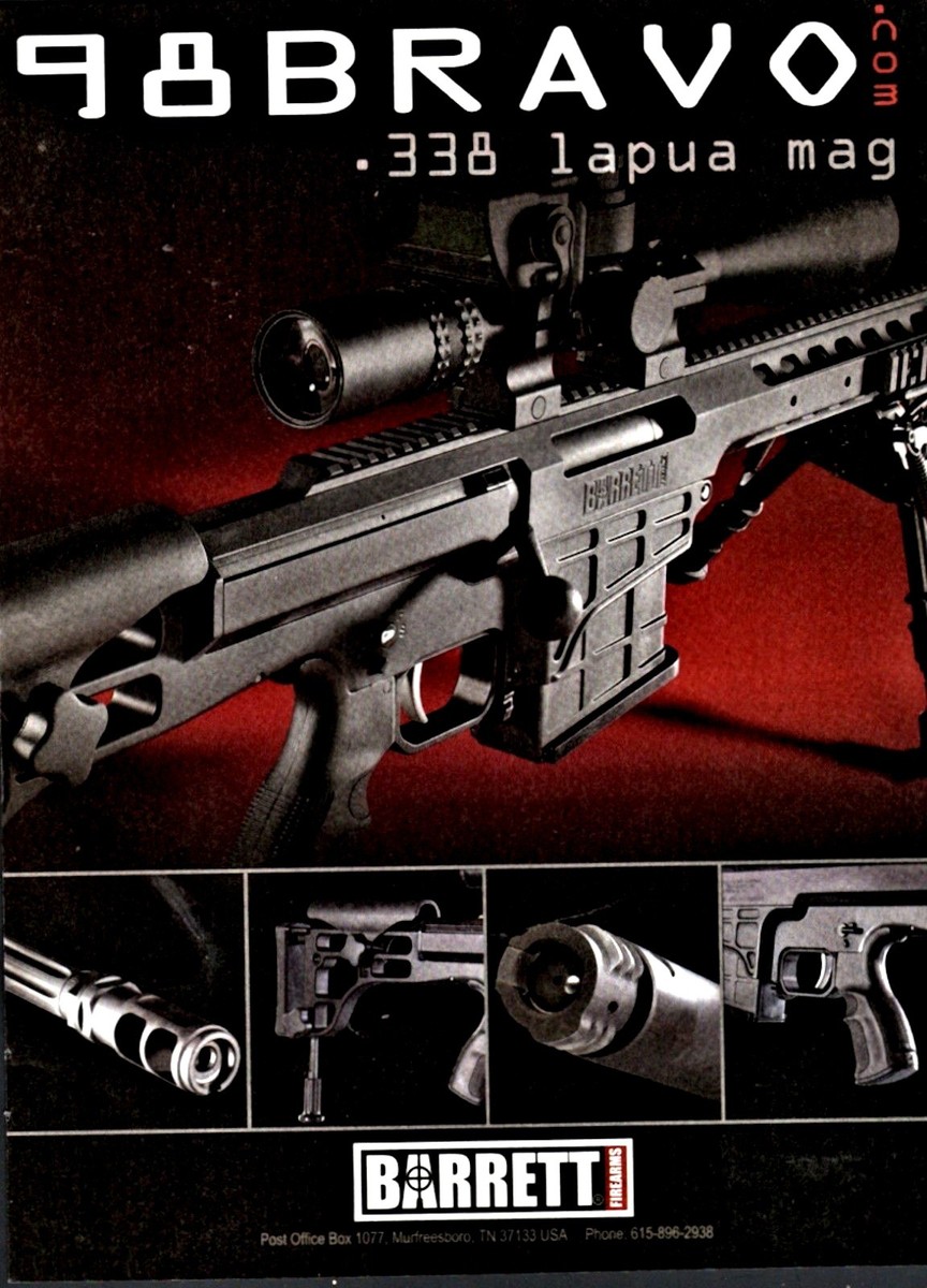 Long Guns Barrett 98 Bravo 338 Lapua Swat Magazine Steam Community