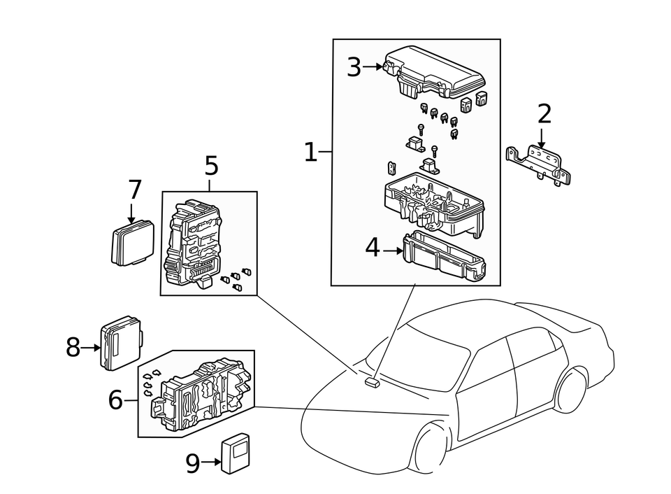 Genuine Honda System Unit Multiplex Control(Driver Side) 38800-S82-A03 ...
