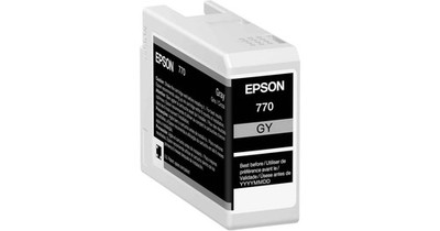 Epson T770 UltraChrome PRO10 25 mL Gray Ink Cartridge [T770720] | eBay