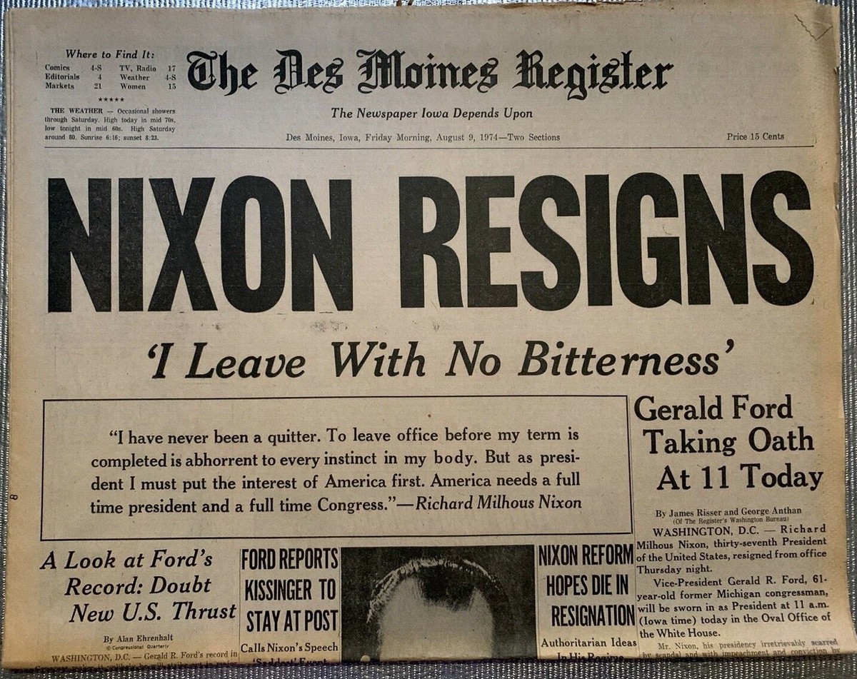 Nixon Resigns JAVORSKI ASSERTS NO DEAL WAS MADE The New York Times