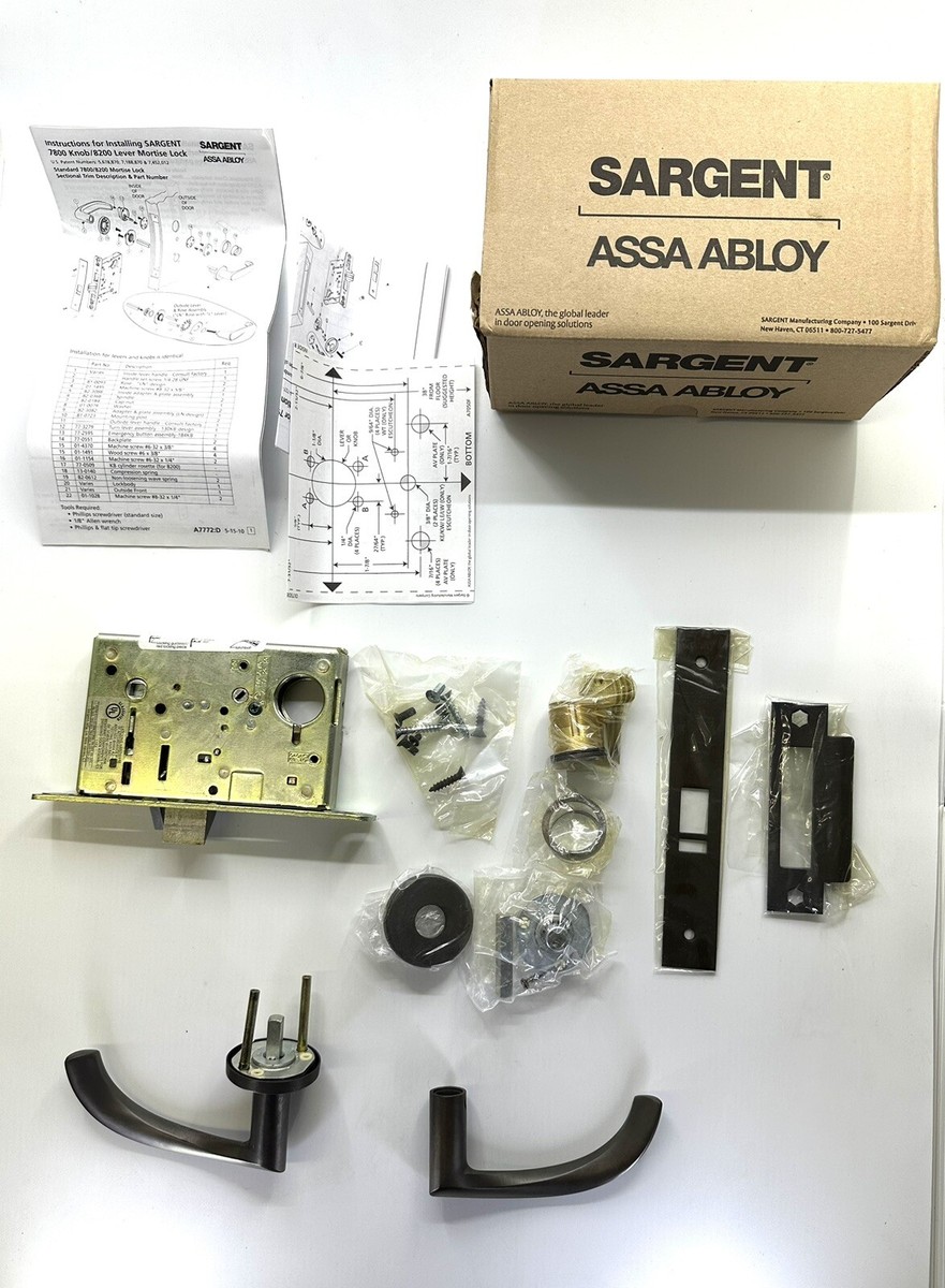 Sargent 8200 Mortise Lock