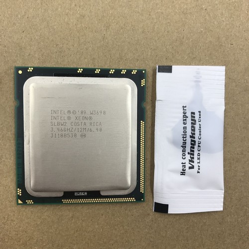 Intel Xeon W3690 - 3.46 GHz (AT80613005931AB) SLBW2 6.4 GT/s LGA 1366 ...