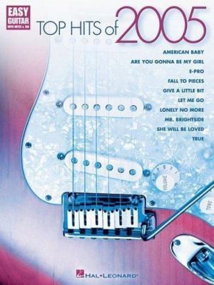 "TOP HITS OF 2005" MUSIC BOOK FOR EASY GUITAR W/NOTES & TAB-BRAND NEW ...