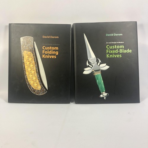 Lot Of 2 Books Custom Folding & Fixed Blade Knives Hardcover David ...