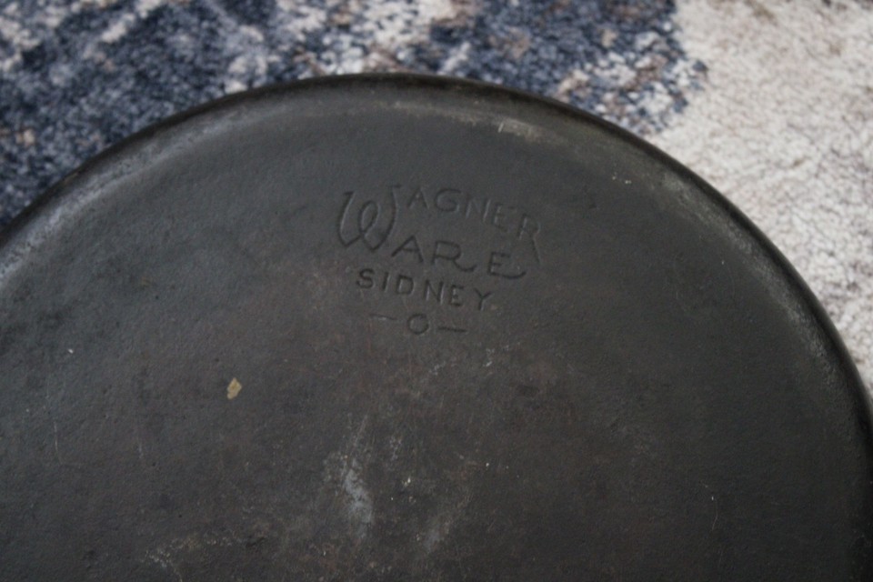 Wagner Ware #12 1062 Cast Iron Skillet Vintage 13.5 Inches Sidney Ohio ...